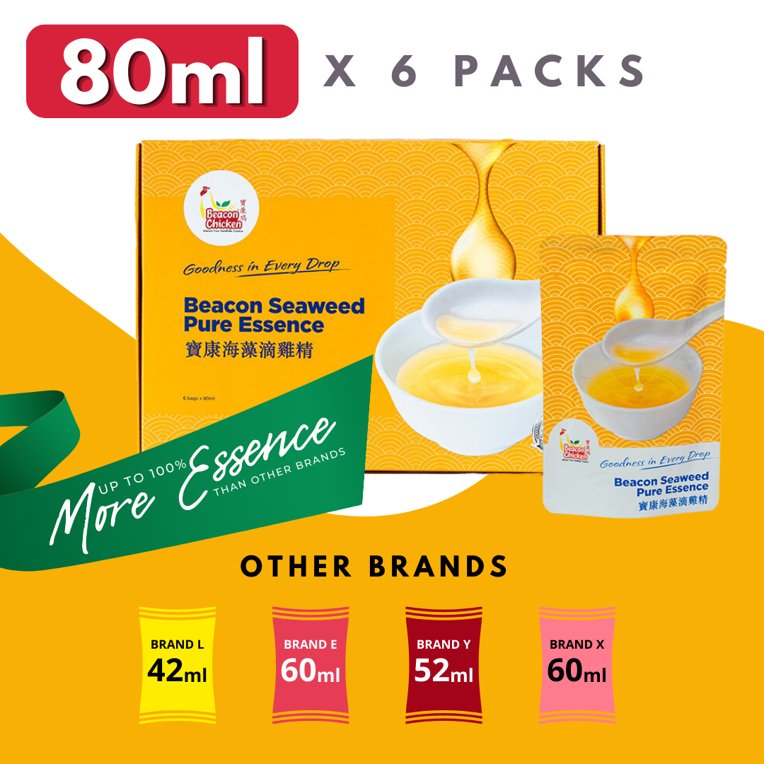 Beacon Seaweed Chicken Pure Essence (80ml X 6pack) – The Homecare Shop