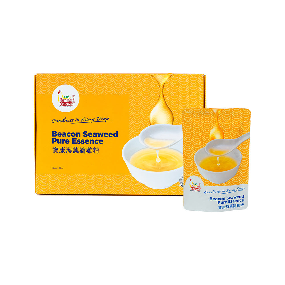 Beacon Seaweed Chicken Pure Essence (80ml X 6pack) | Exp: Nov 2026 ...